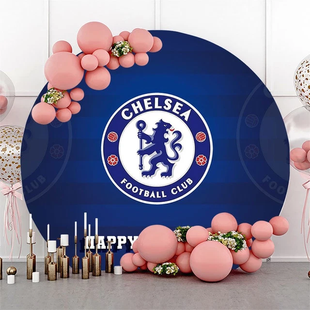 CHELSEA FOOTBALL CLUE Logo Circle Birthday Backdrop $36.09 - PicClick AU