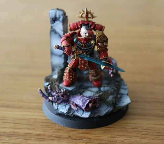 FORGE WORLD BLOOD Angels Kapitel Meister Raldoron 30k bemalt EUR 58,15 ...