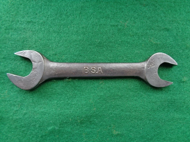 VINTAGE BSA OPEN Ended SPANNER. 67-9028. - 5/16w x 1/4w – BSA tool kit ...