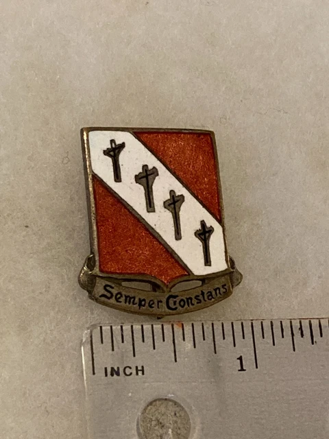 AUTHENTIC WWII US Army 63rd Signal Battalion DI DUI Crest Insignia £24. ...