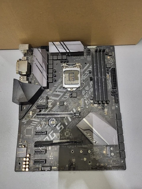 ASUS ROG STRIX B360-F Gaming ATX Motherboard Non-Functional For Parts ...