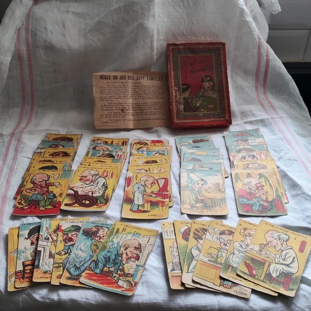 ANCIEN JEU DE 7 Familles . Les Metiers EUR 30,00 - PicClick FR