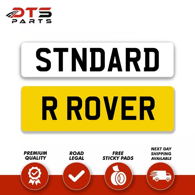 RANGE ROVER OVERSIZE Number Plates 100% MOT/ROAD Legal (21x6) 2D | 3D ...