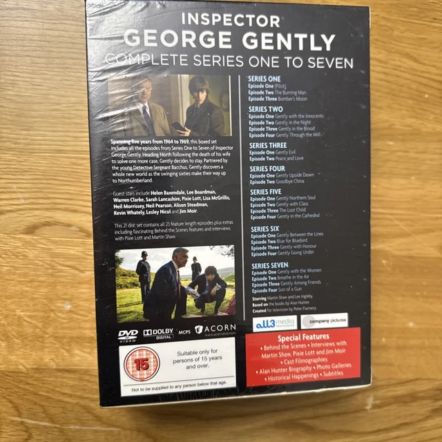 INSPECTOR GEORGE GENTLY Series 1-7 DVD Collection Martin Shaw *Brand ...