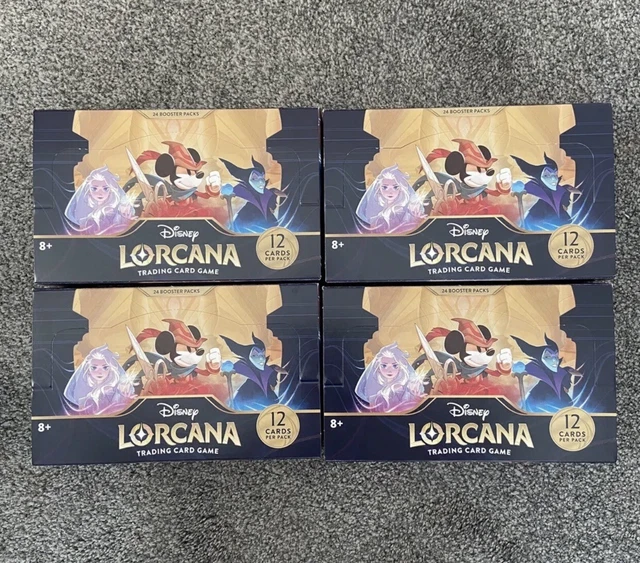 DISNEY LORCANA TCG The First Chapter Booster Boxes - X 4 - All Sealed ...