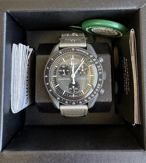 MONTRE OMEGA SWATCH MoonSwatch Mission To Mercury Moon Watch Dark ...