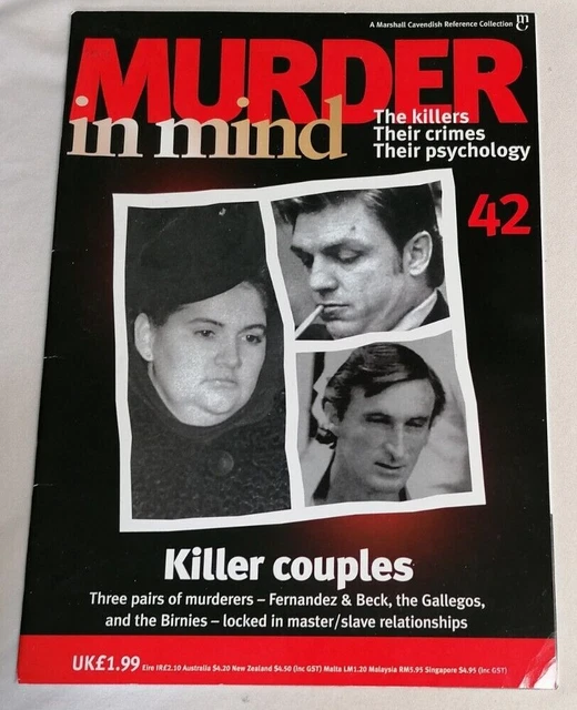 MAGAZINE - MURDER In Mind (Marshall Cavendish) Part #42 Killer Couples ...