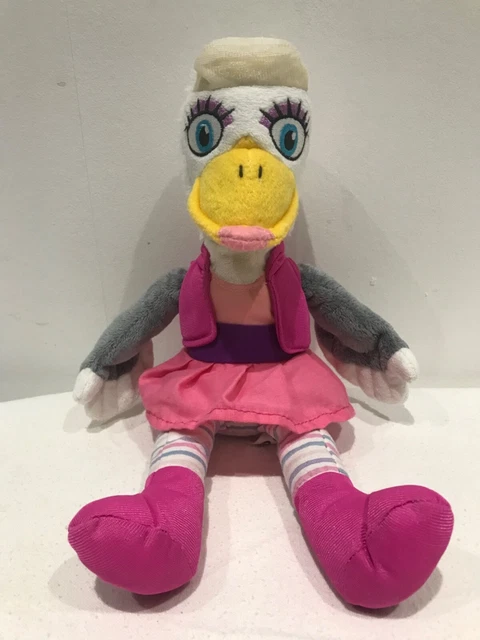 PONTINS FLORENCE OSTRICH Holiday Park Mascot Soft Toy The Croc Crew 12 ...