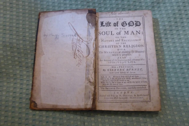 1739 HENRY SCOUGAL 1650-1678 The life of God in the soul of man. Great ...