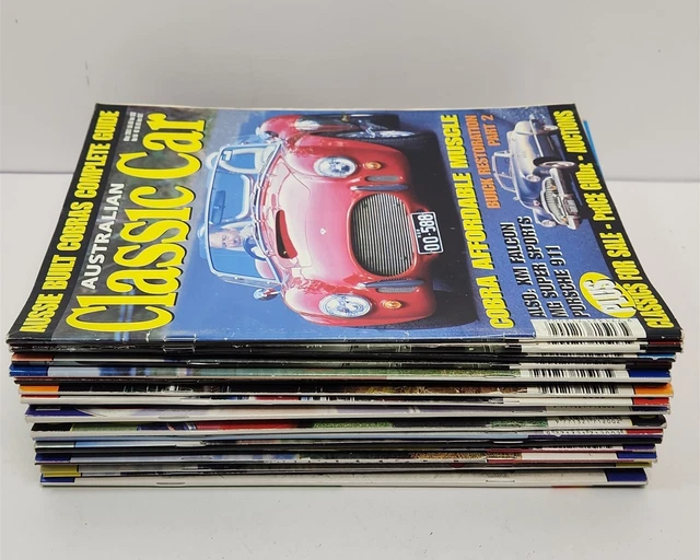 AUSTRALIAN CLASSIC CAR Magazine Collection 20 Issues 1999-2001 Ford ...