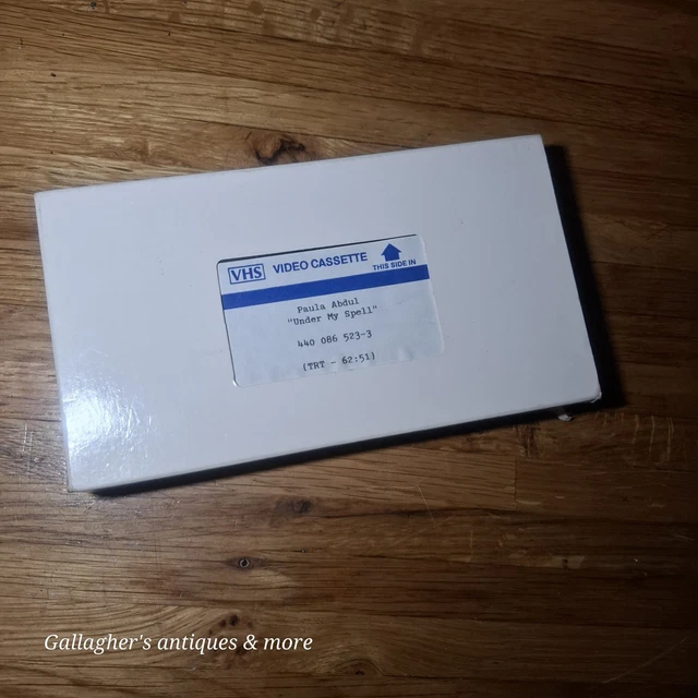 RARE VINTAGE PAULA Abdul Under My Spell Promo VHS Cassette Tape ...