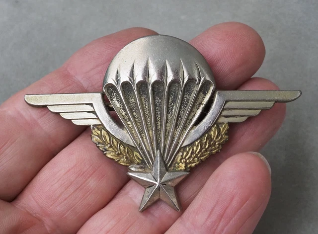 FRENCH PARATROOPER PATENT Badge Romainville Indochina Militaria French ...