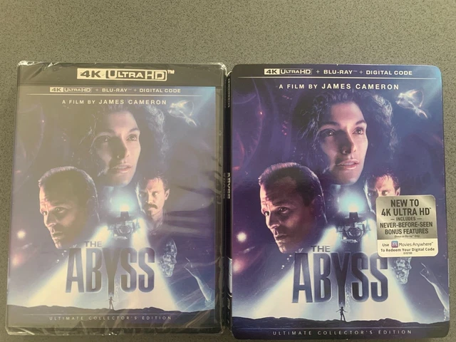 THE ABYSS 4K Ultra HD Blu Ray Ultimate Collector's Edition with slip ...