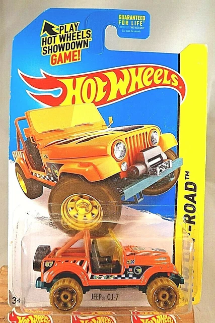 2015 HOT WHEELS Treasure Hunt #101 HW Off-Road / Jungle Rally JEEP CJ-7 ...