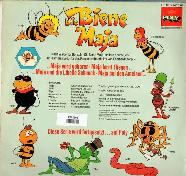 DIE BIENE MAJA Maja wird geboren Maja lernt fliegen Maja und die ...