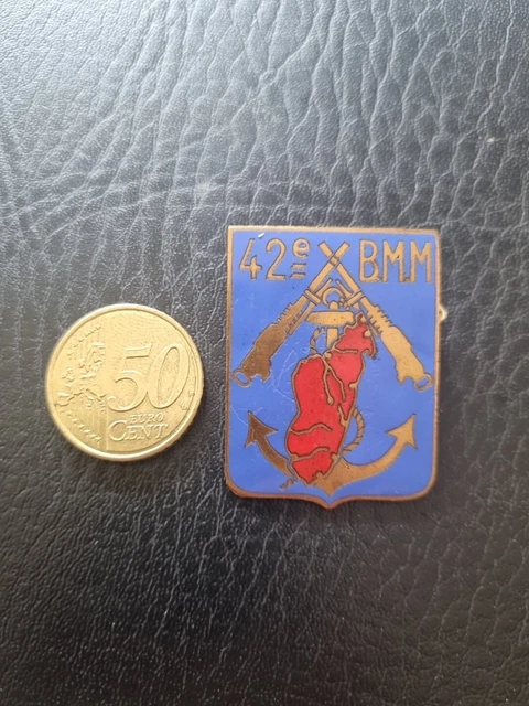 INSIGNE 42° BMM. Demi brigade de mitrailleurs coloniaux Malgache 1923/40. MORET EUR 350,00 ...