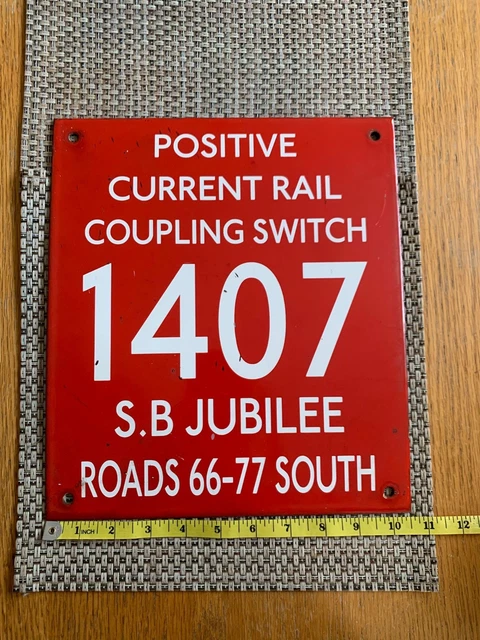 LONDON UNDERGROUND TRACKSIDE Sign Jubilee Line £52.72 - PicClick UK