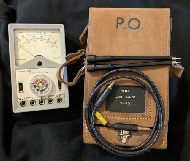 GPO VINTAGE LINE Tester In Leather Carry Case No.128/1 £14.00 - PicClick UK