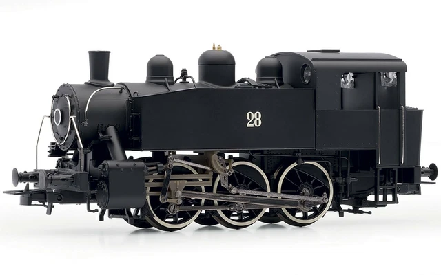 RIVAROSSI HR2642 FS Gr.831 steam locomotive ex S100 USATC Black DCC ...