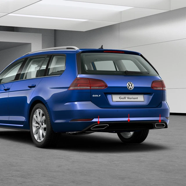R-LINE FACELIFT HECK Diffusor Golf 7 VII Variant Original Volkswagen ...