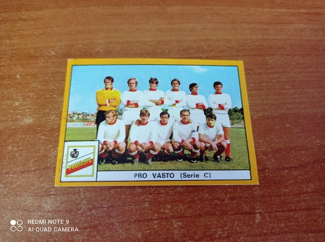 FIGURINA CALCIATORI EDIS 1969/70 squadra PRO VASTO originale EUR 3,00 ...