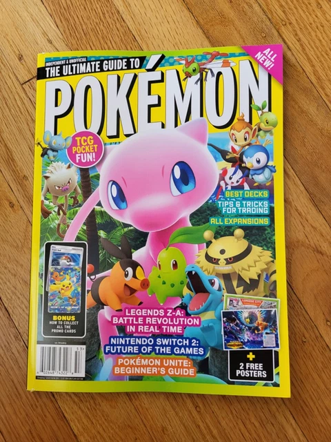 NEW 8-4-2025 THE Ultimate Guide to Pokemon 2025 + 2 Posters All New 15. ...