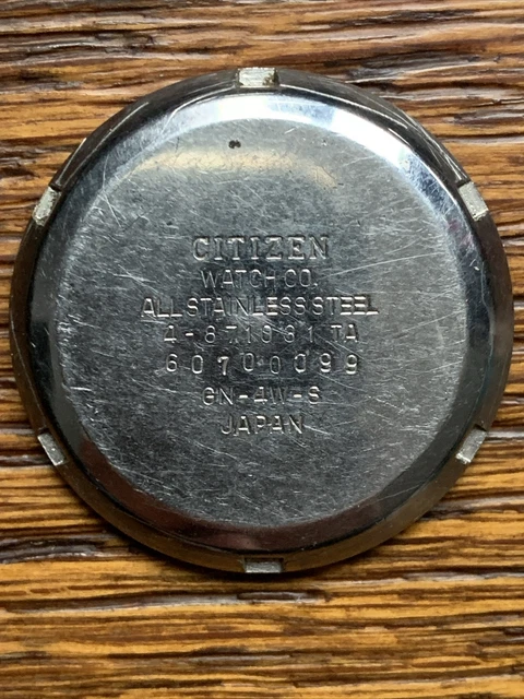 CITIZEN JAPAN VINTAGE Watch Case Back GN-4W-S £14.99 - PicClick UK