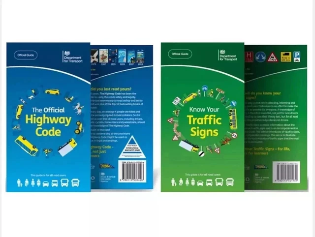 HIGHWAY CODE BOOK 2025 & Know Your Traffic Signs Book 2025. Theory Test ...
