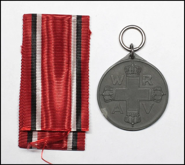 MILITARIA GERMAN STATES Order Medal Wilhelm II Red cross Medal 1898 ...