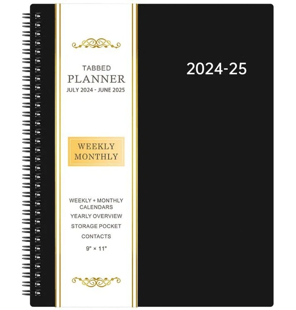2024-2025 PLANNER - JULY 2024 - JUNE 2025, Academic Planner 2024 9" x ...