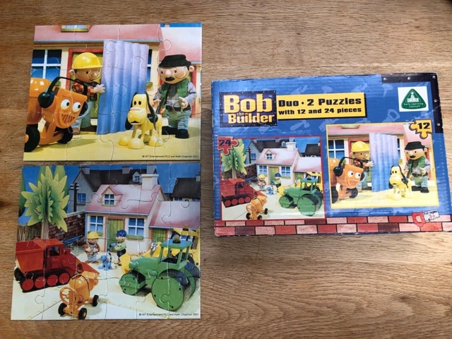 EARLY LEARNING CENTRE Bob The Builder Jigsaw Puzzles X2 Jigsaws ...