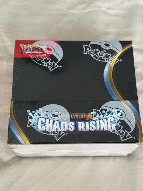 POKÉMON TCG MEGA Evolution Chaos Rising Booster Display Box (36 Packs ...