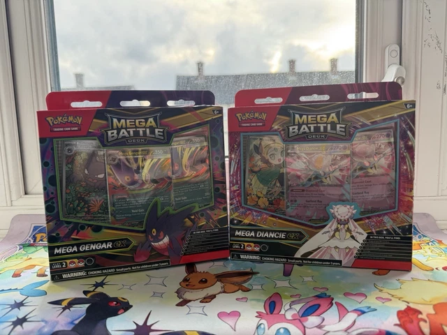 POKÉMON TCG MEGA Battle Deck Mega Gengar Ex & Mega Diancie - SEALED £52 ...