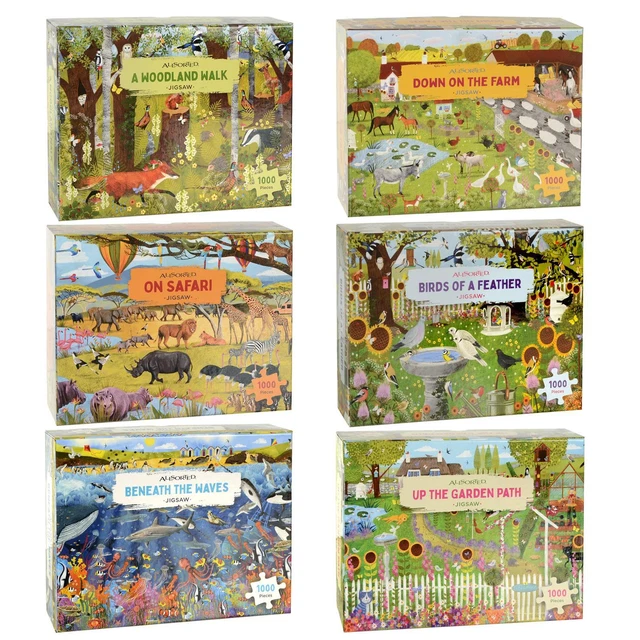 NATURE SCENES JIGSAW Puzzle Natural World Animals Sealife Birds Farm ...