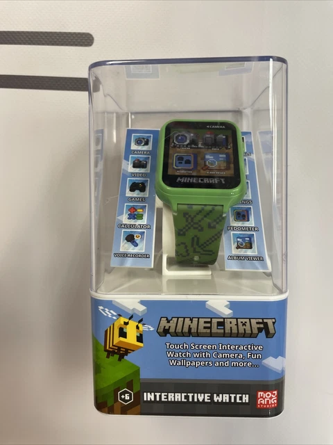 MINECRAFT TOUCHSCREEN WATCH Interactive Smart Watch (Model MIN4045AZ ...