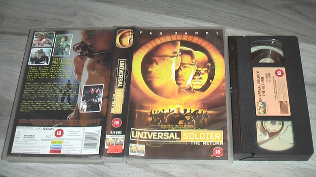 UNIVERSAL SOLDIER THE Return VHS Video Ex Rental Big Box RCA Van Damme ...