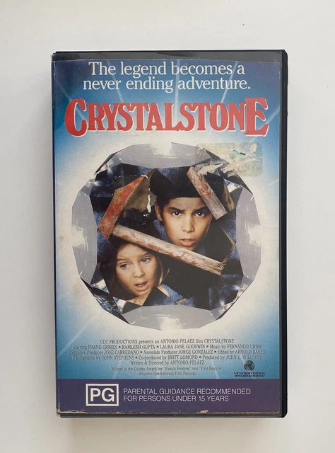 CRYSTALSTONE [VHS] VESTRON Video Big Box Ex-Rental Tape Fantasy ...