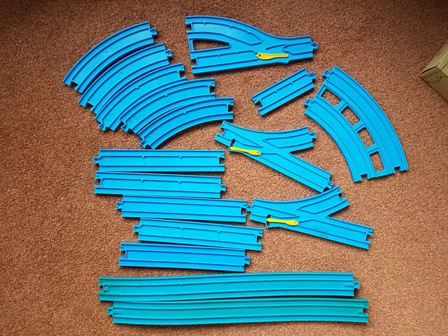 THOMAS THE TANK engine trackmaster track-curved, straight, short long ...