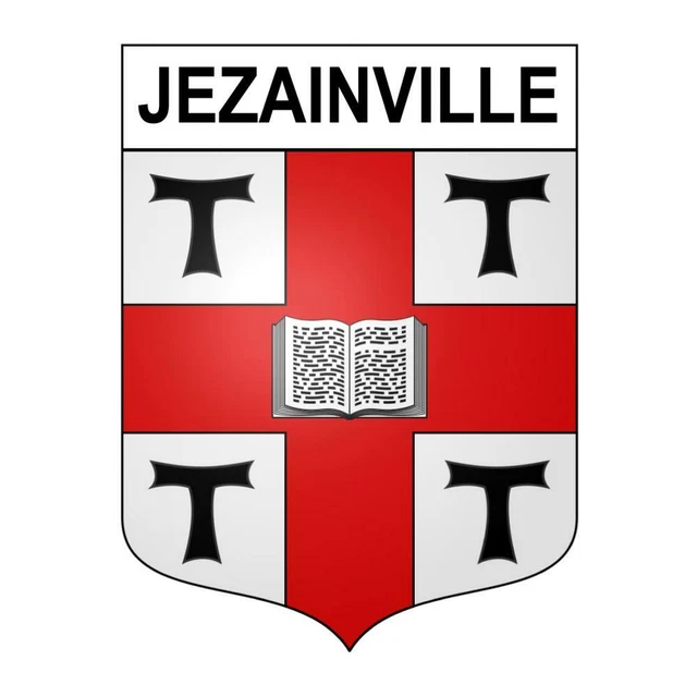 JEZAINVILLE 54 VILLE sticker blason écusson autocollant adhésif EUR 6,99 - PicClick FR