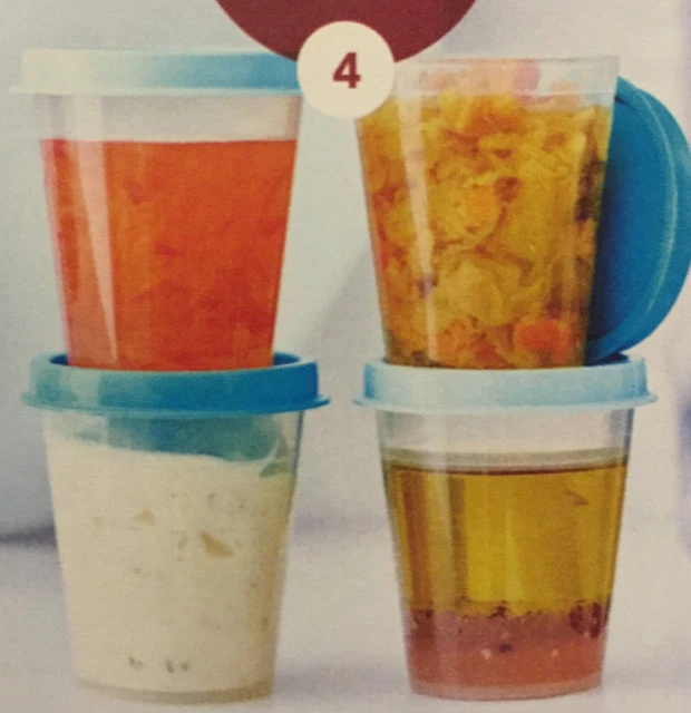 LOT DE 4 Mignonettes Tupperware Neuf EUR 13,40 - PicClick FR