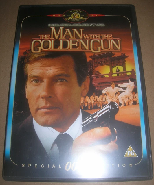 MAN WITH THE GOLDEN GUN (1974 James Bond 007) UK Region 2 PAL DVD spec ...