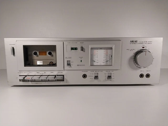 VINTAGE AKAI CASSETTE Deck CS-M01 Made in Japan £92.60 - PicClick UK