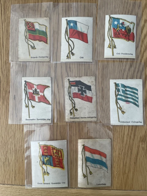 SILK DUTCH TURMAC National Flags Paper Back 1930s 8 of 144 EUR 11,47 ...