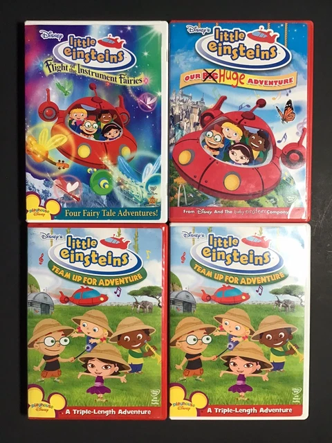LITTLE EINSTEINS DVD Lot (4) - Team Up x2 Huge Adventure Instrument ...