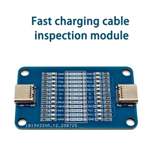 PORTABLE TYPE C Cable Tester USB Cable Tester USB Cable Check For Fast ...