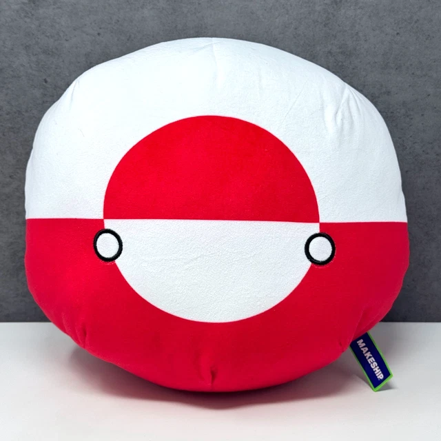 MAKESHIP GREENLAND JUMBO Country Ball Drew Durnil Plush Soft Toy 10 ...
