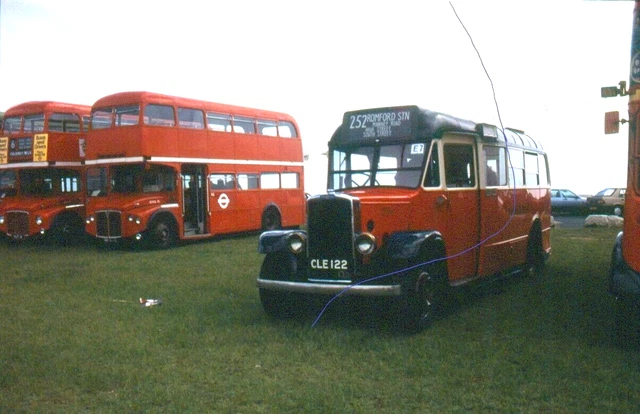 ORIGINAL BUS COLOUR Slide Of A London Transport Leyland Cub At Southsea ...