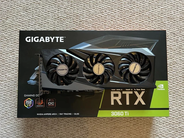 GIGABYTE GEFORCE RTX 3060 Ti GAMING OC 8GB GDDR6 Graphics Card gfx £305 ...
