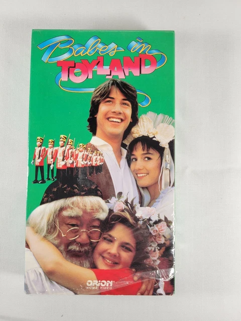 BABES IN TOYLAND (VHS) Drew Barrymore, Keanu Reeves, Clive Donner 1988 ...