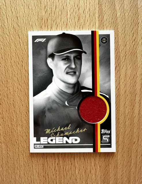 TOPPS F1 TURBO Attax 2024 Michael Schumacher Legend Relic Card RC-MSC ...